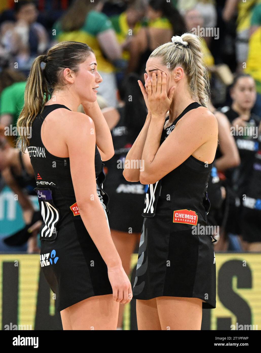 Brisbane, Australia. 15th Oct, 2023. Kate Heffernan (left) and Jane ...