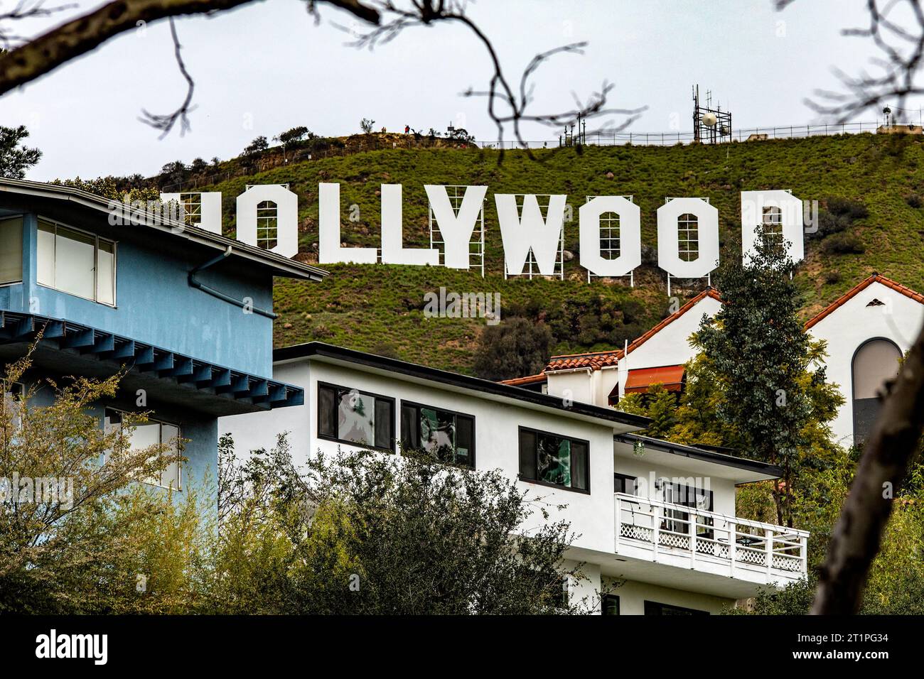 Los Angeles, USA, January 15, 2023: The famous Hollywood sign in the ...