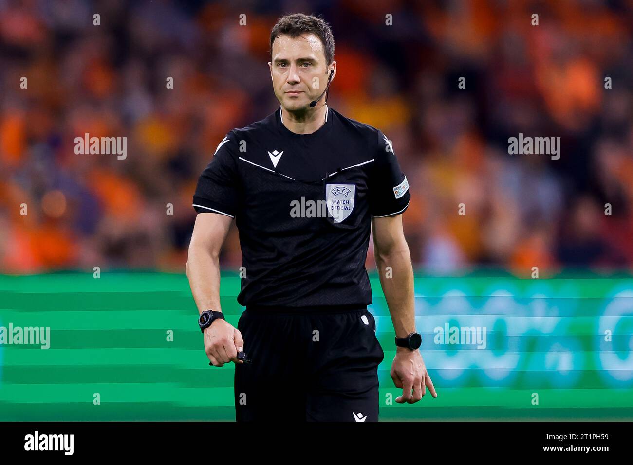 AMSTERDAM, NETHERLANDS - OCTOBER 13: referee Felix Zwayer during the ...