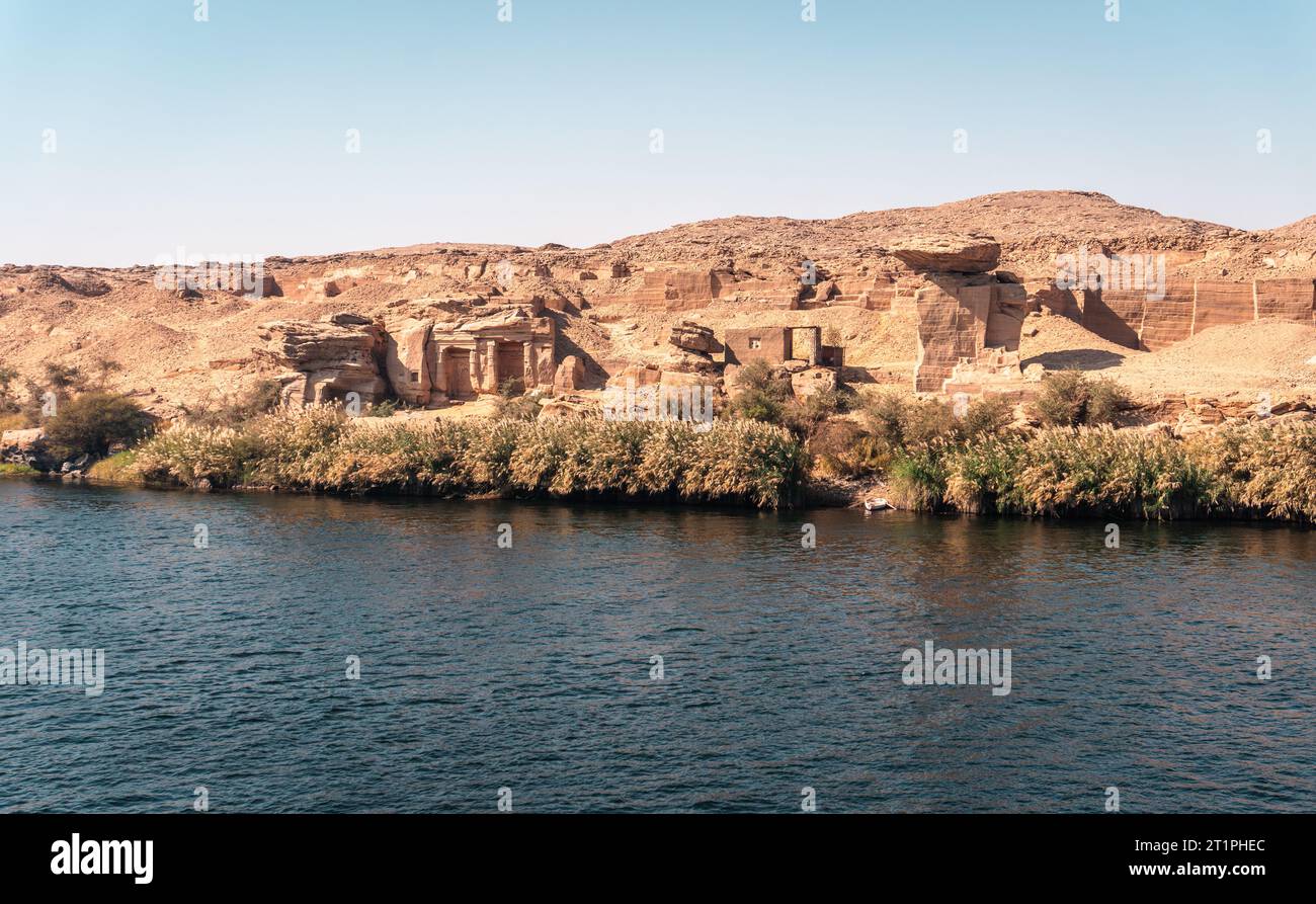 Nile valley natural landscape Egypt Stock Photo - Alamy