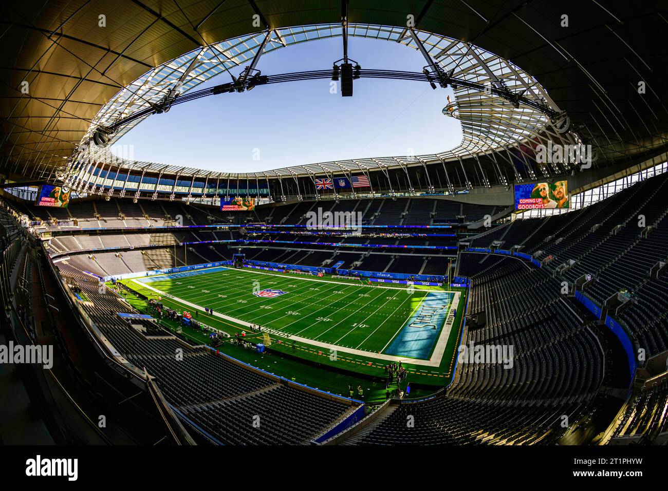 LONDON, UNITED KINGDOM. 15th, Oct 23. An overview of the Stadium prior ...