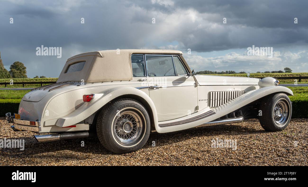 Brummen, The Netherlands, 14.10.2023, Retro car Clenet Coachworks ...