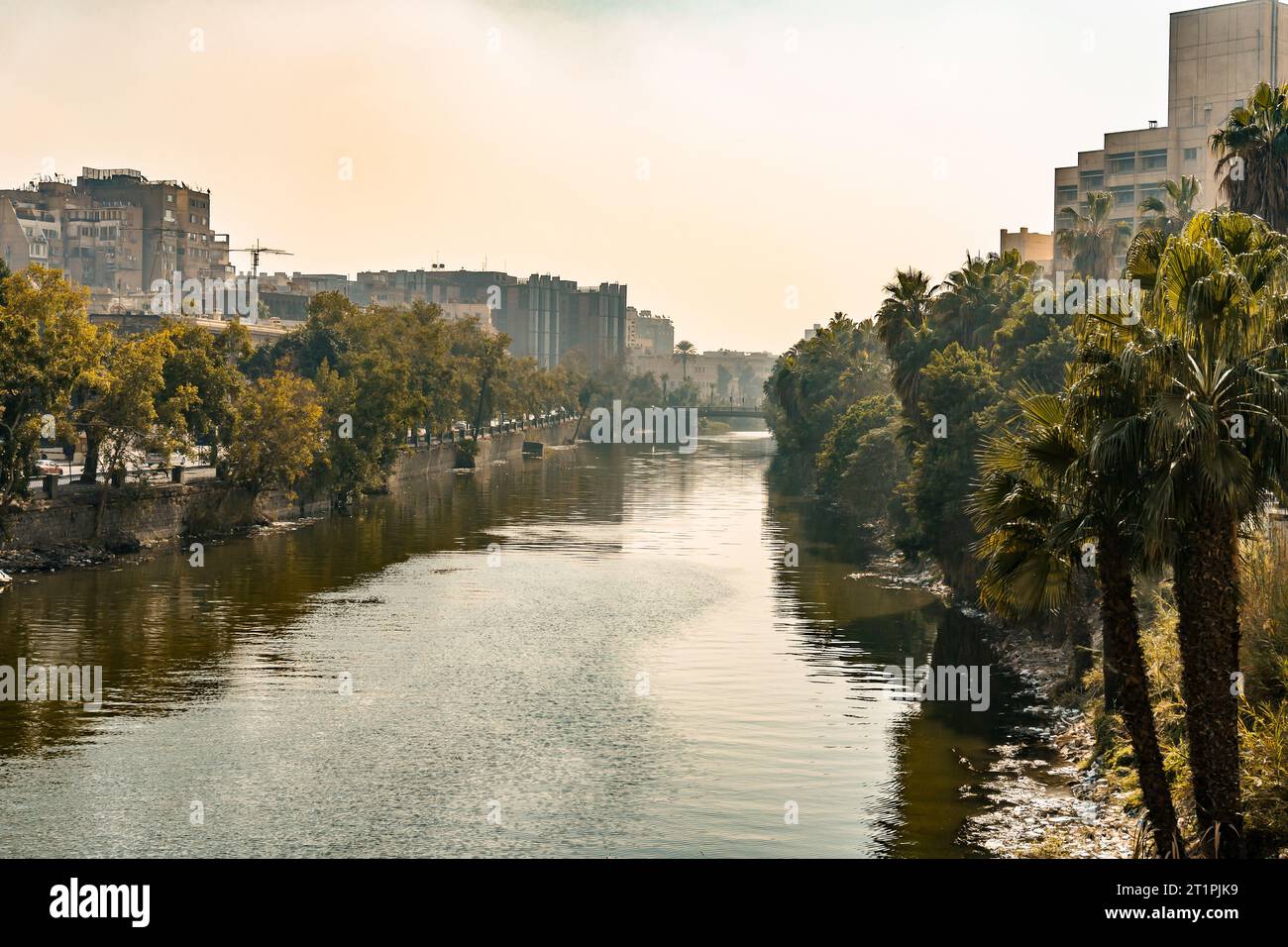 Nile landscape in Cairo Stock Photo - Alamy