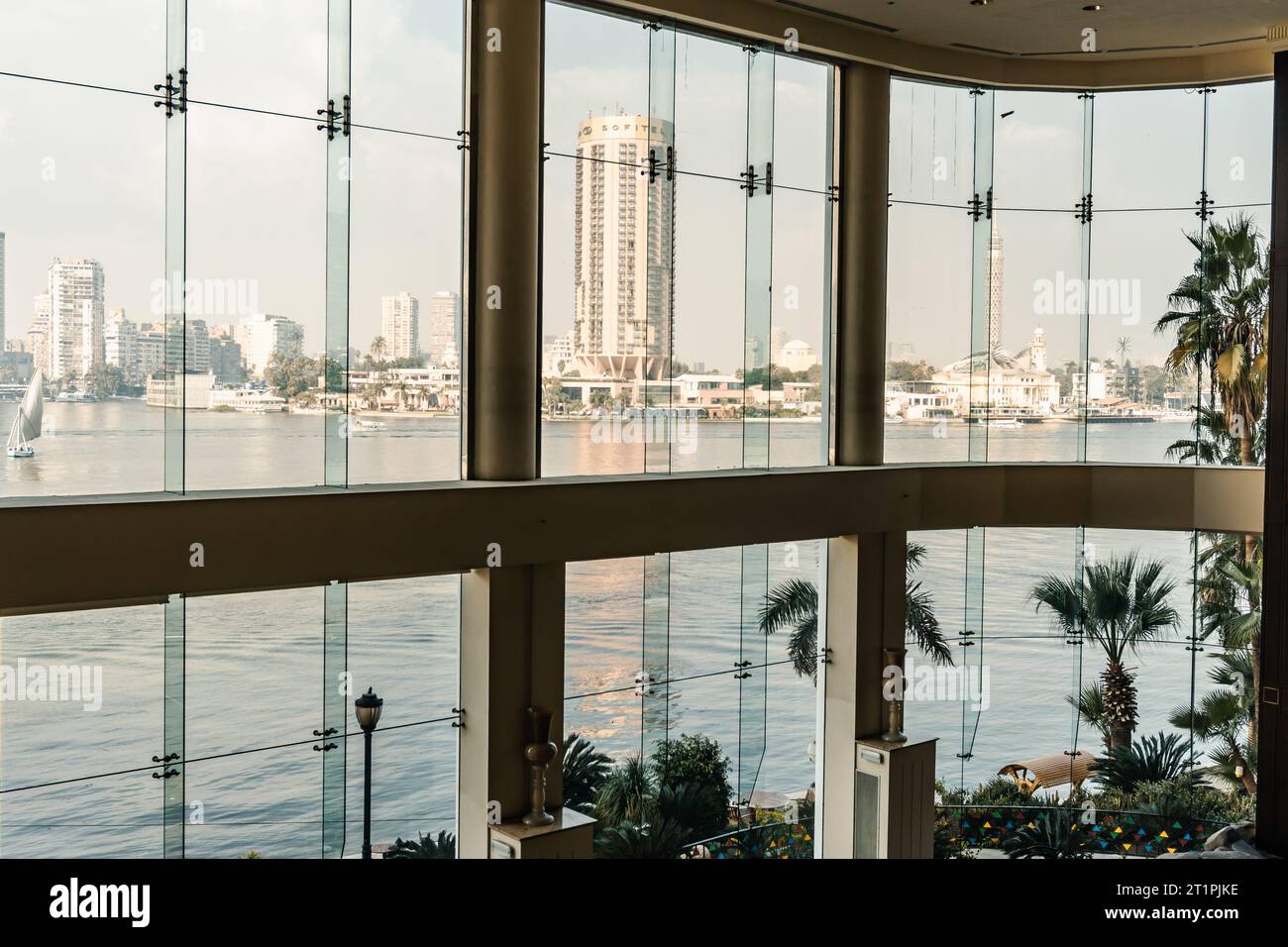 Nile landscape in Cairo Stock Photo - Alamy