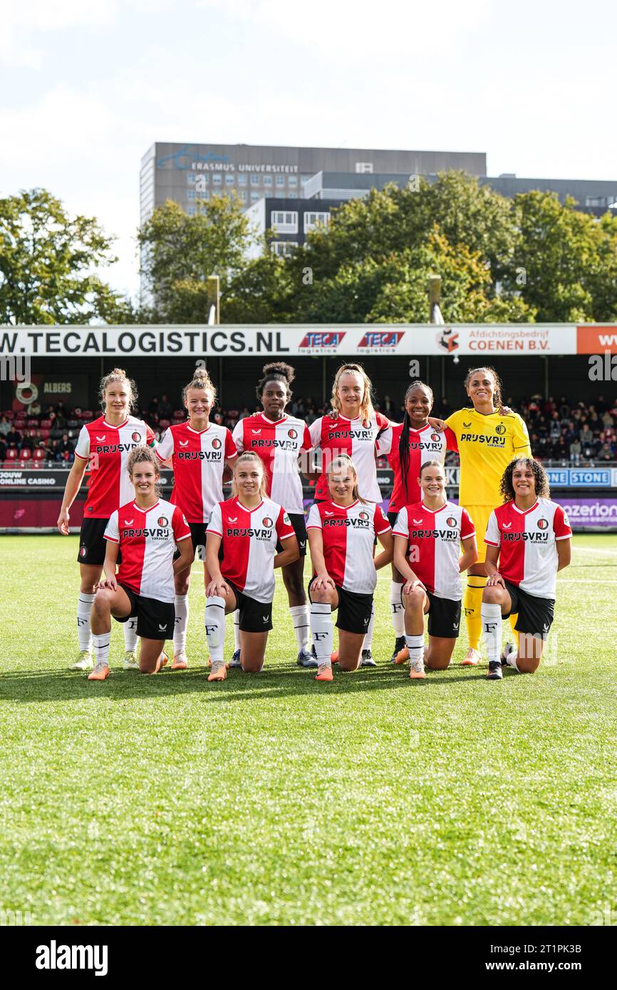 Rotterdam, Netherlands. 15th Oct, 2023. Rotterdam - Players of ...