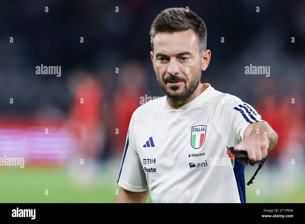 Francesco Sinatti trainer altletico italia gesticulate during the Euro ...