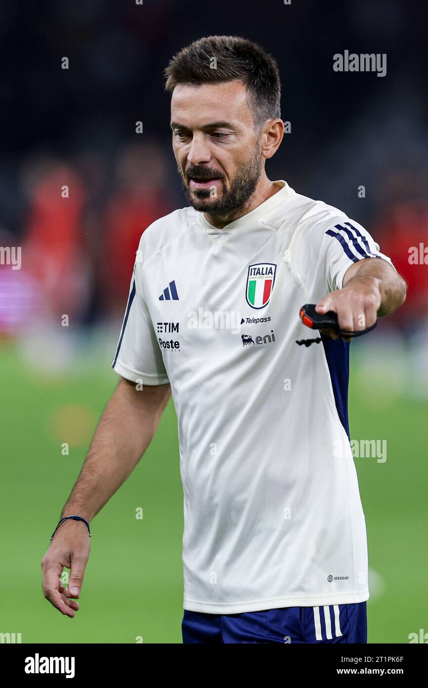 Francesco Sinatti trainer altletico italia gesticulate during the Euro ...