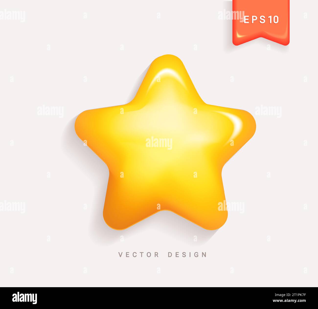 Shining 3D star,sparkle golden icon Stock Vector Image & Art - Alamy