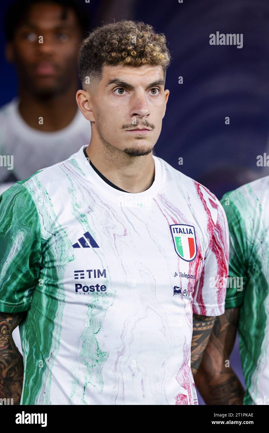 Italian's defender Giovanni Di Lorenzo looks during the Euro 2024 ...