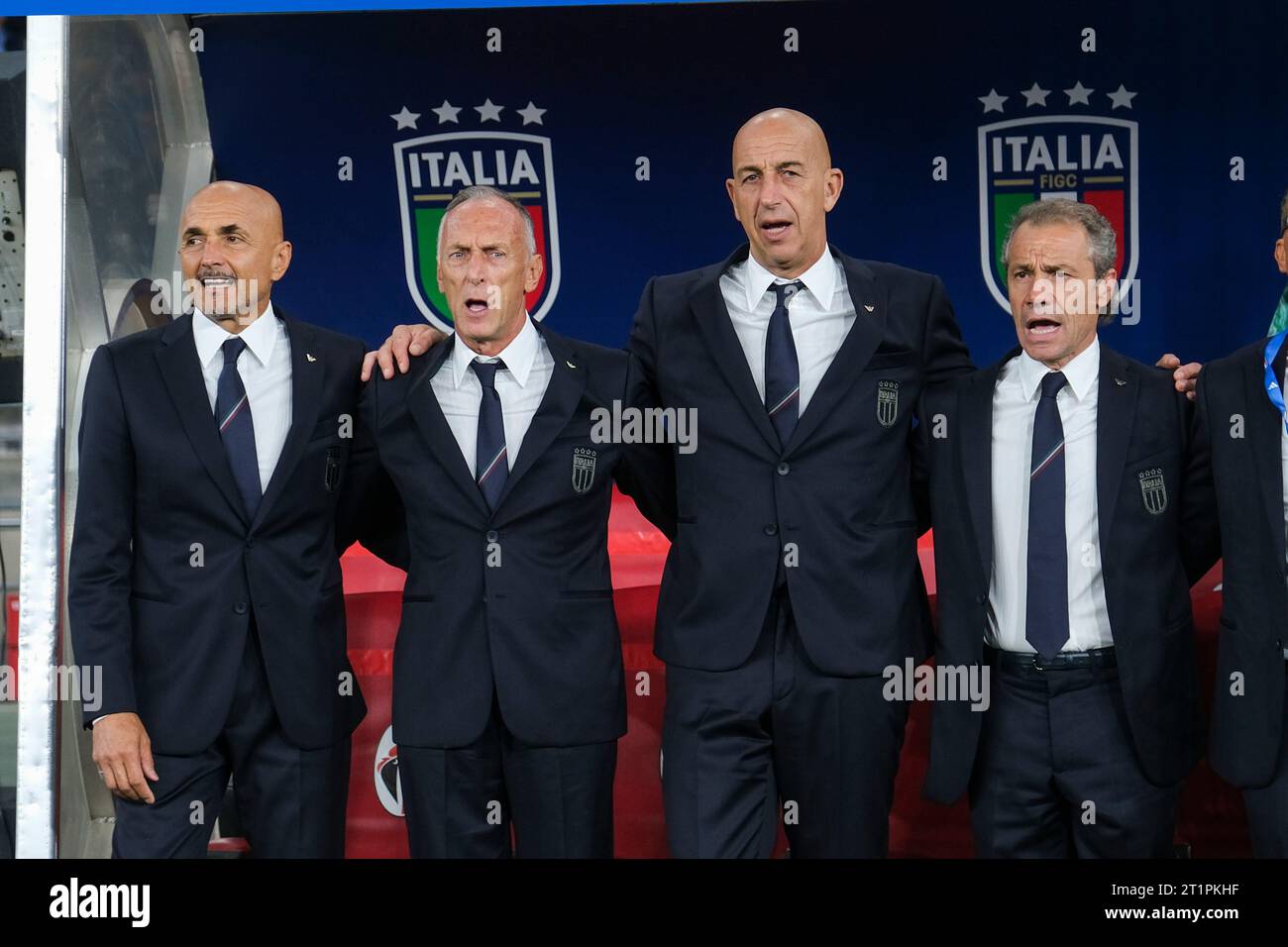 the technical staff of the Italian national team at the time of the ...