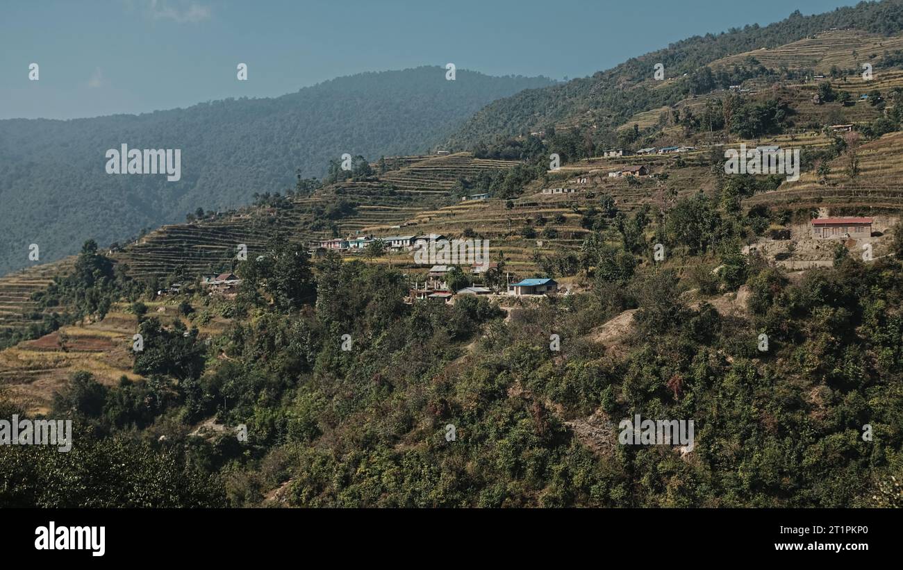 Beautiful landscape in Nepal, near Kathmandu Stock Photo - Alamy