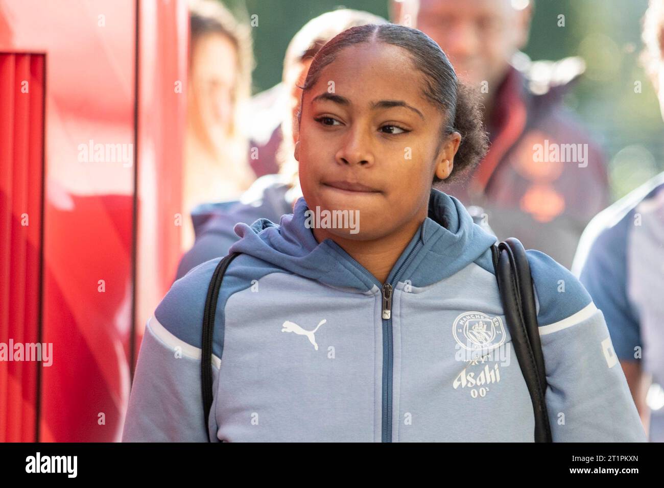 Khiara Keating 35 Gk Of Manchester City Arriving At Joie Stadium