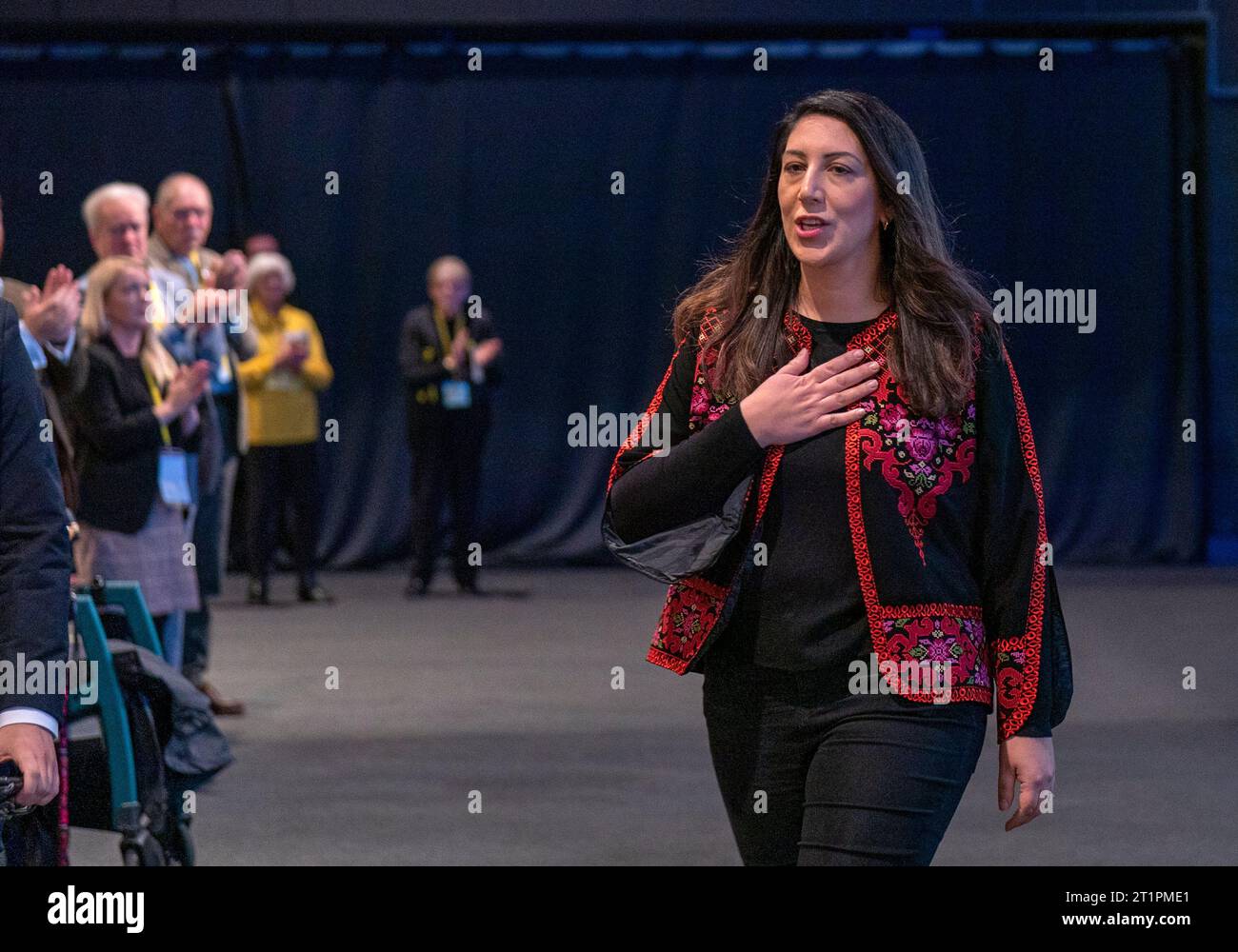 SNP councillor Nadia El-Nakla, and wife of First Minister Humza Yousaf ...