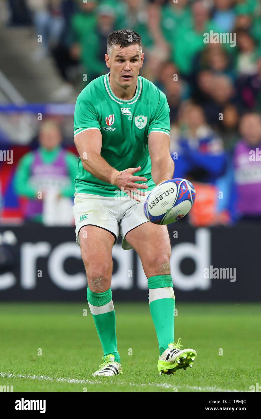Paris, France. 14th Oct, 2023. Johnny Sexton of Ireland during the ...