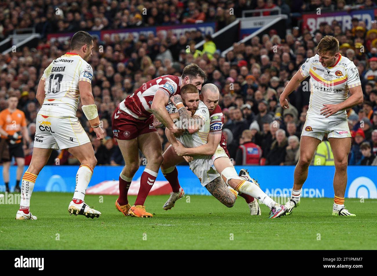 Manchester, England - 14th October 2023 Sam Tomkins of Catalan Dragons ...
