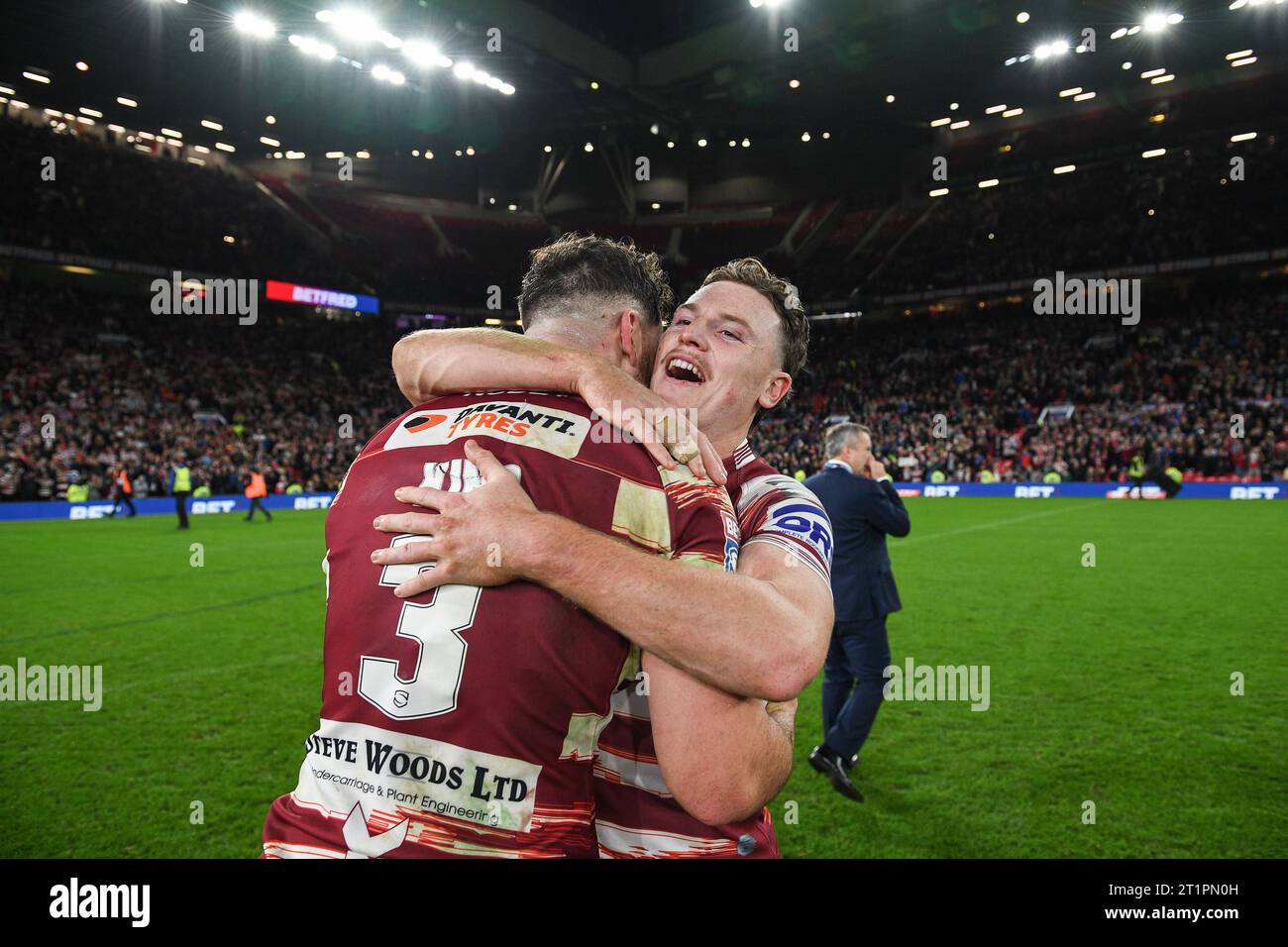 Manchester, England - 14th October 2023 Toby King of Wigan Warriors and ...