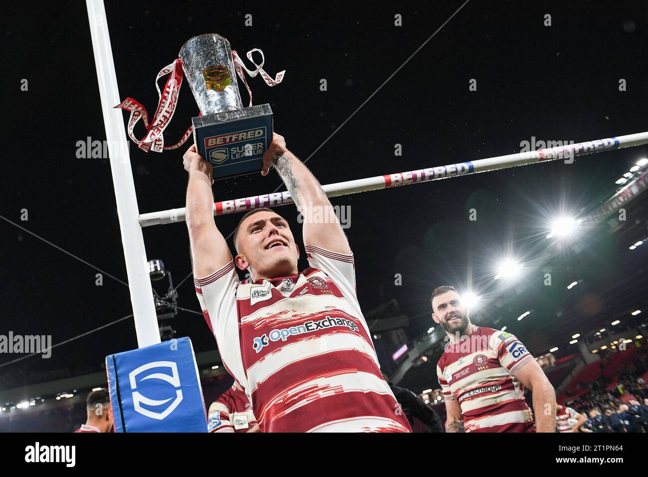 Manchester, England - 14th October 2023 Brad O’Neill of Wigan Warriors ...