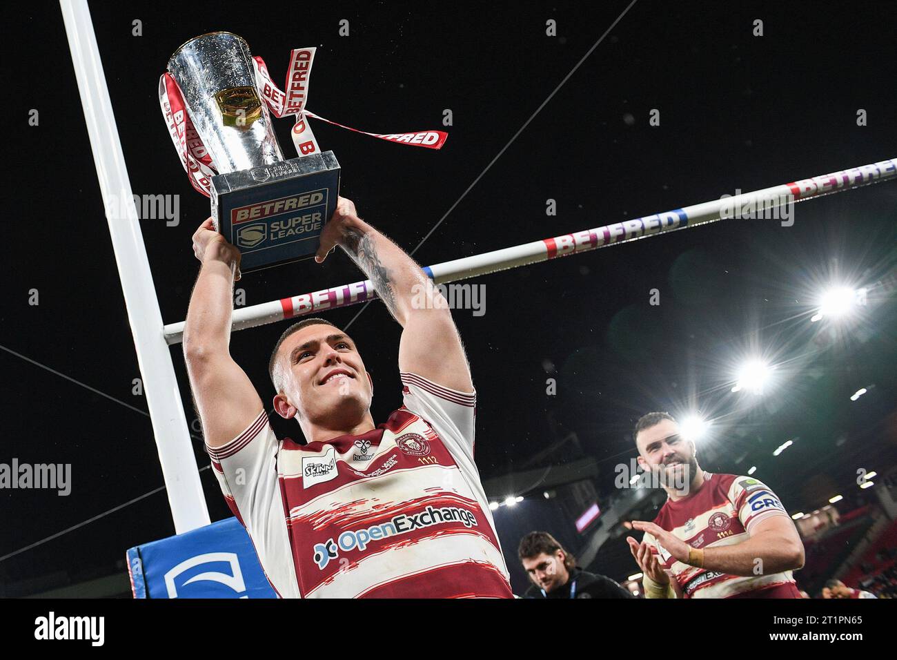 Manchester, England - 14th October 2023 Brad O’Neill of Wigan Warriors ...
