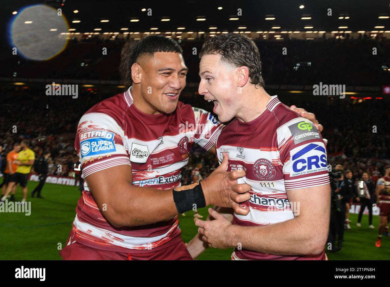 Manchester, England - 14th October 2023 Patrick Mago and Jai Field of ...