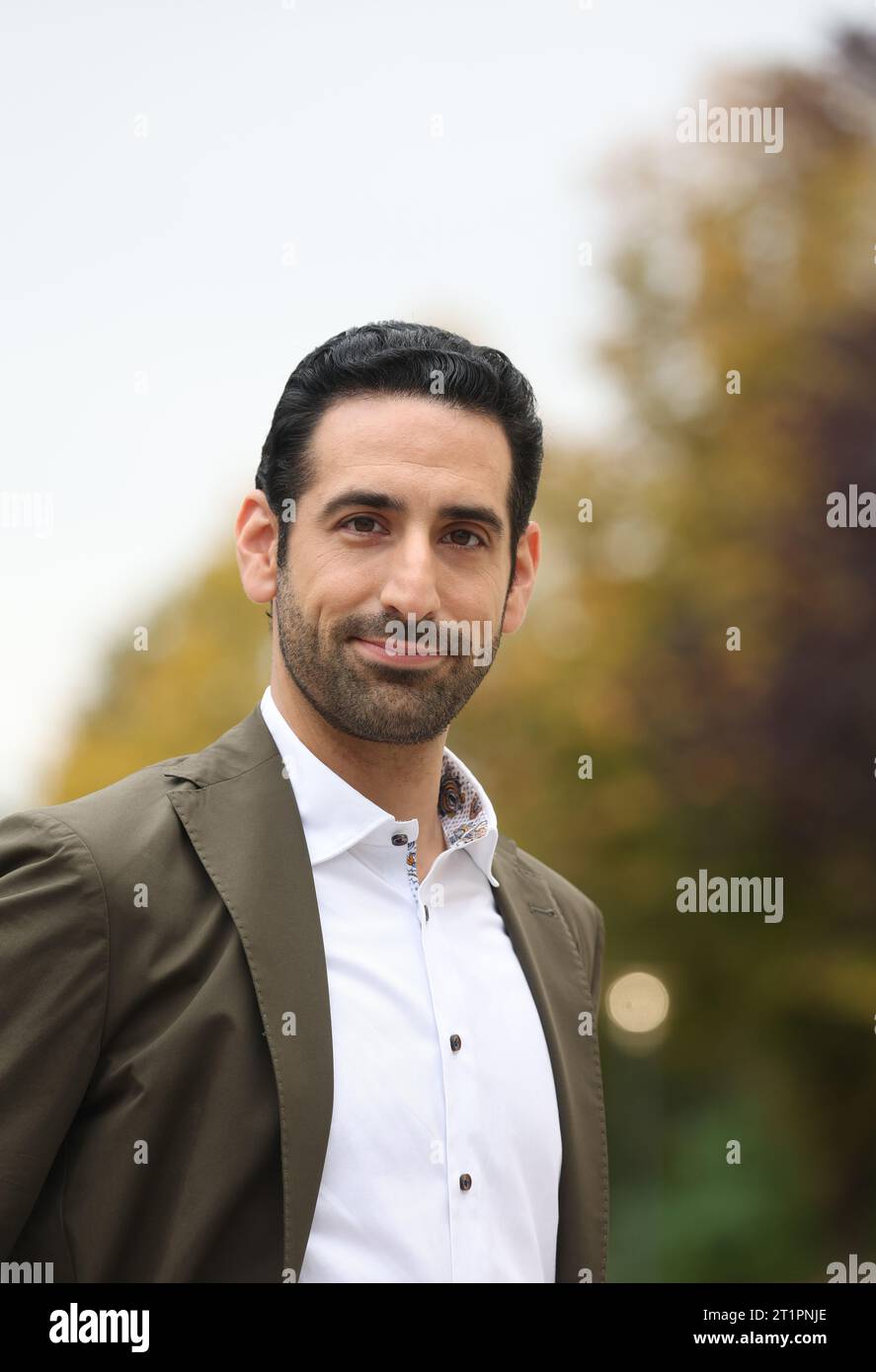 Munich, Germany. 14th Oct, 2023. Paul Brusa as controller Daniel Donato ...