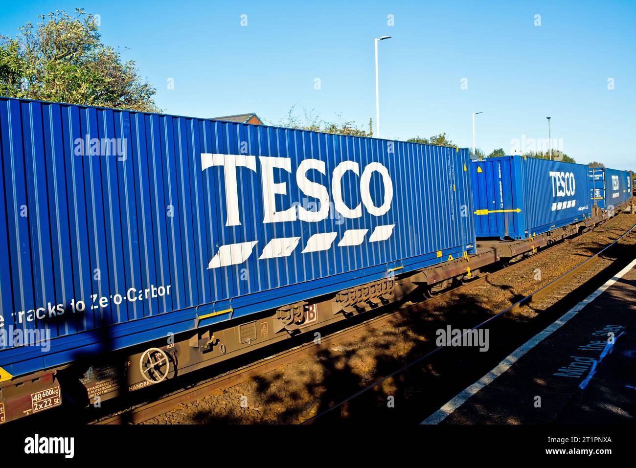 Tesco Rail Containers, Allens West, Eaglescliffe, Stockton on Tees ...
