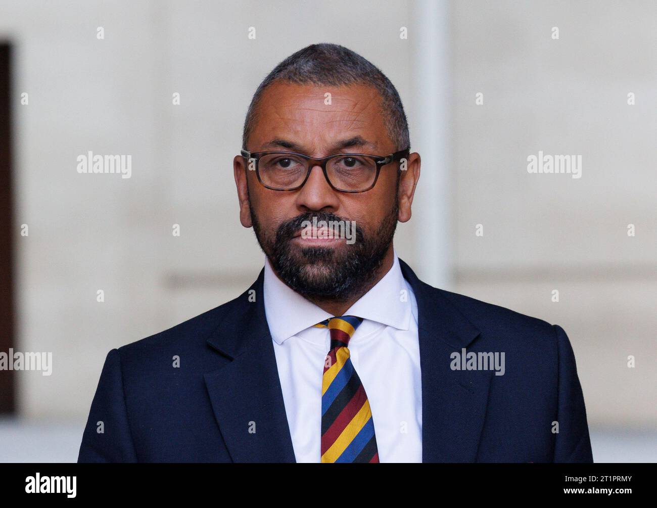 London, UK. 15th Oct, 2023. British Foreign Secretary, James Cleverly ...