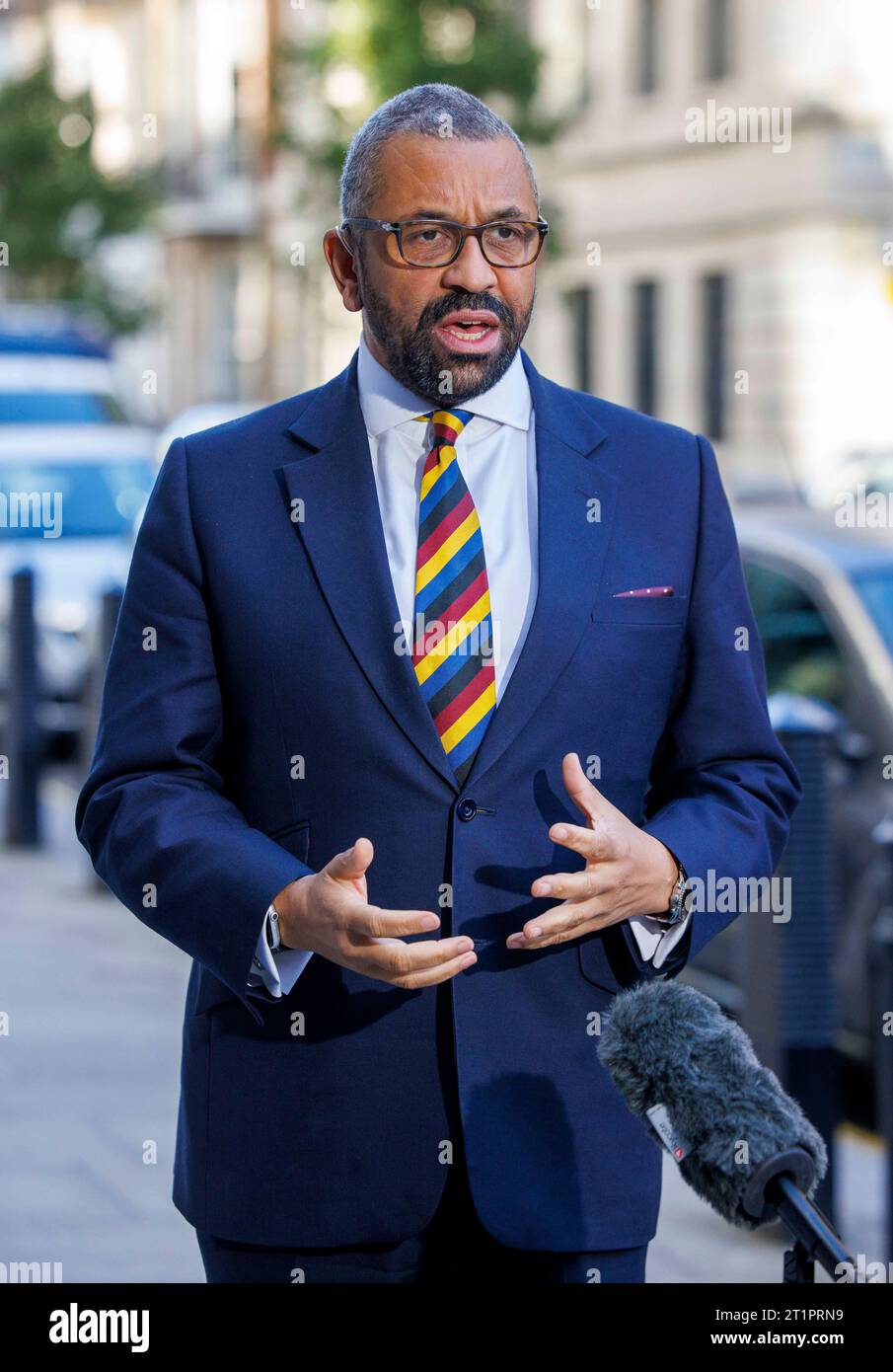 London, UK. 15th Oct, 2023. British Foreign Secretary, James Cleverly ...