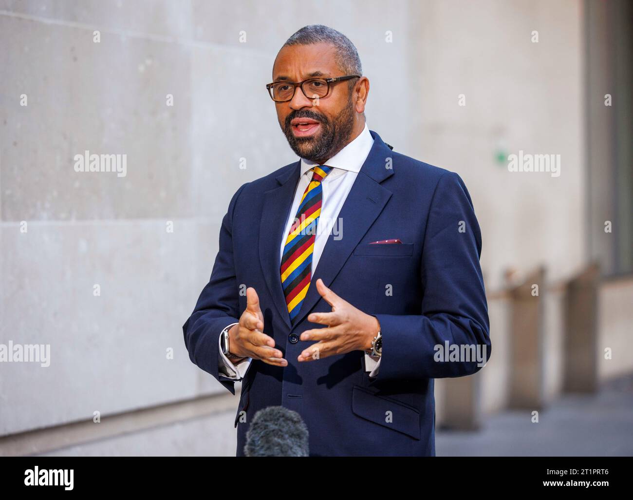 London, UK. 15th Oct, 2023. British Foreign Secretary, James Cleverly ...
