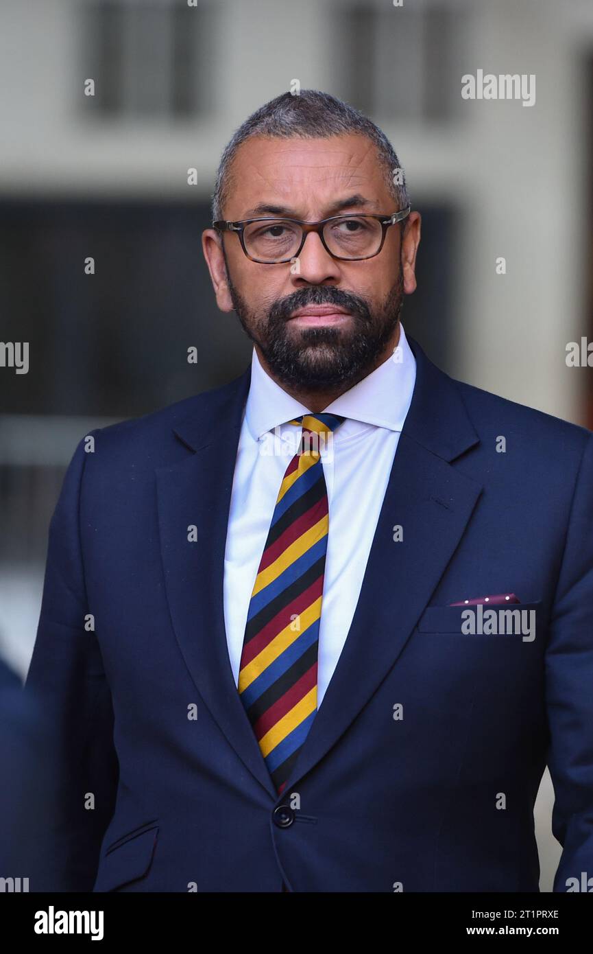 London, England, UK. 15th Oct, 2023. Foreign Secretary JAMES CLEVERLY ...