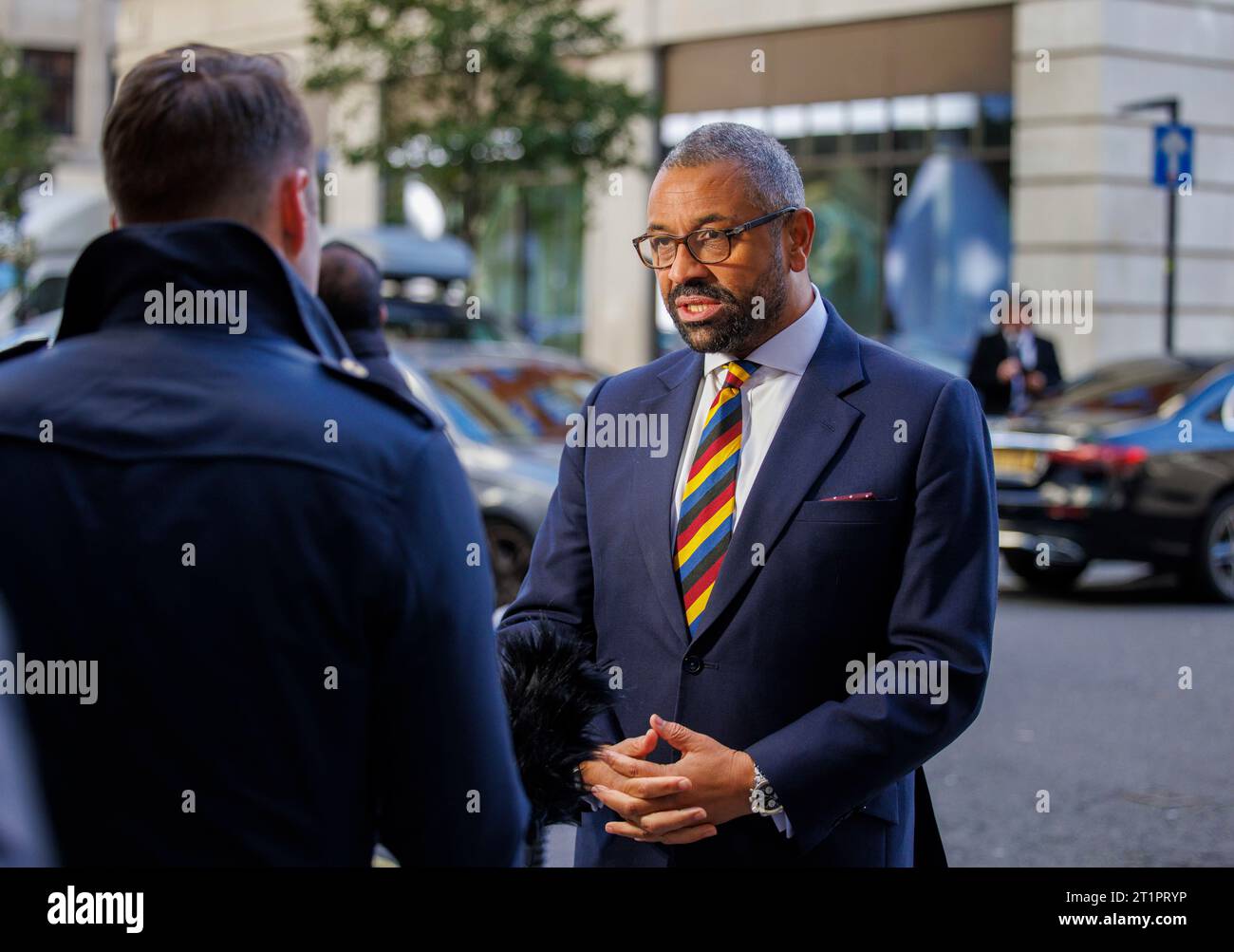 London, UK. 15th Oct, 2023. British Foreign Secretary, James Cleverly ...