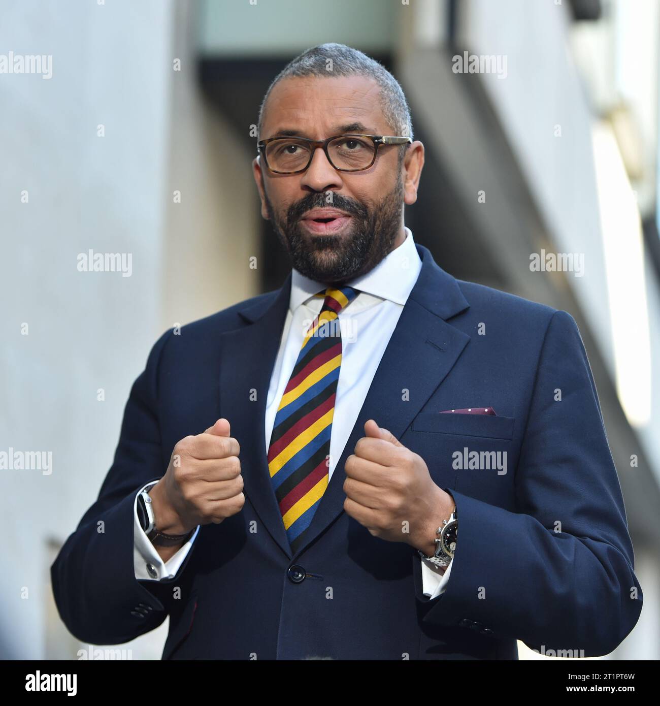 London, England, UK. 15th Oct, 2023. Foreign Secretary JAMES CLEVERLY ...