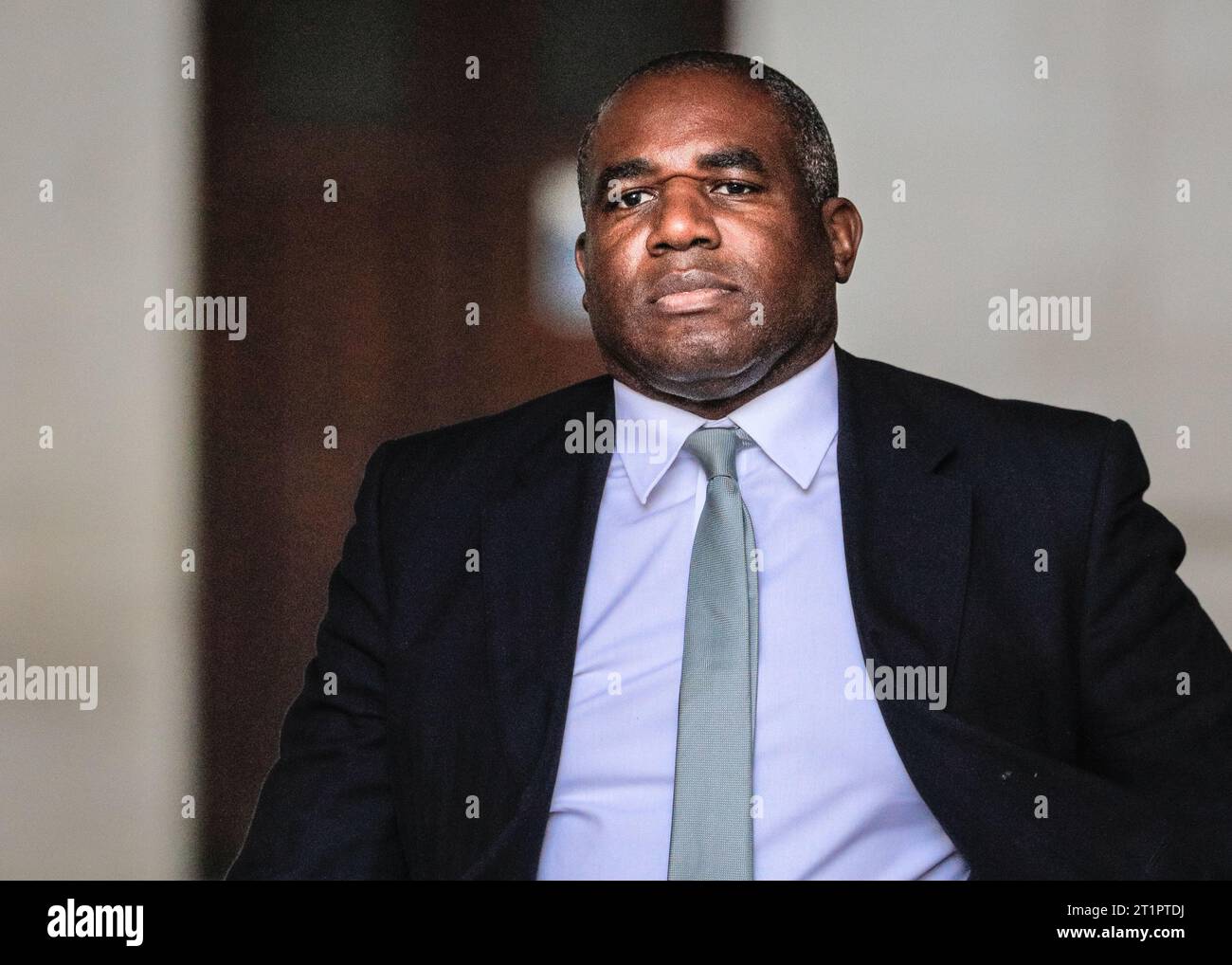 London, UK. 15th Oct, 2023. David Lammy, Shadow Foreign Secretary, at ...