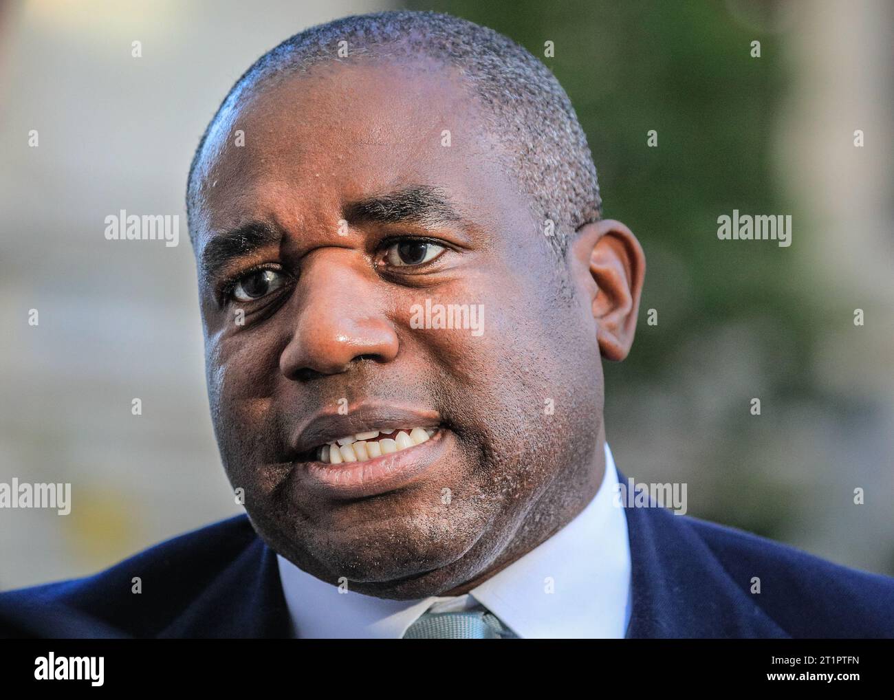 London, UK. 15th Oct, 2023. David Lammy, Shadow Foreign Secretary, at ...