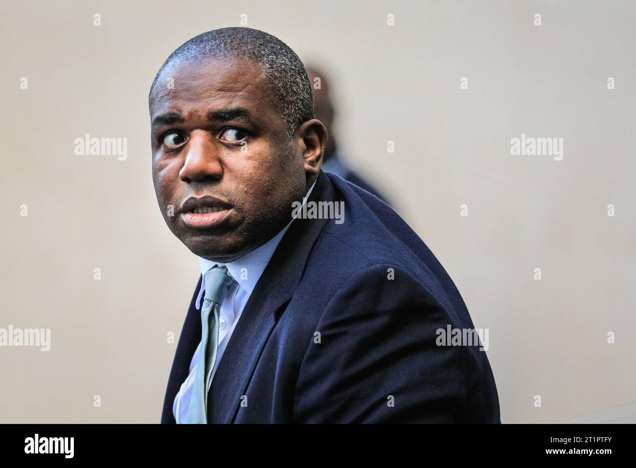 London, UK. 15th Oct, 2023. David Lammy, Shadow Foreign Secretary, at ...