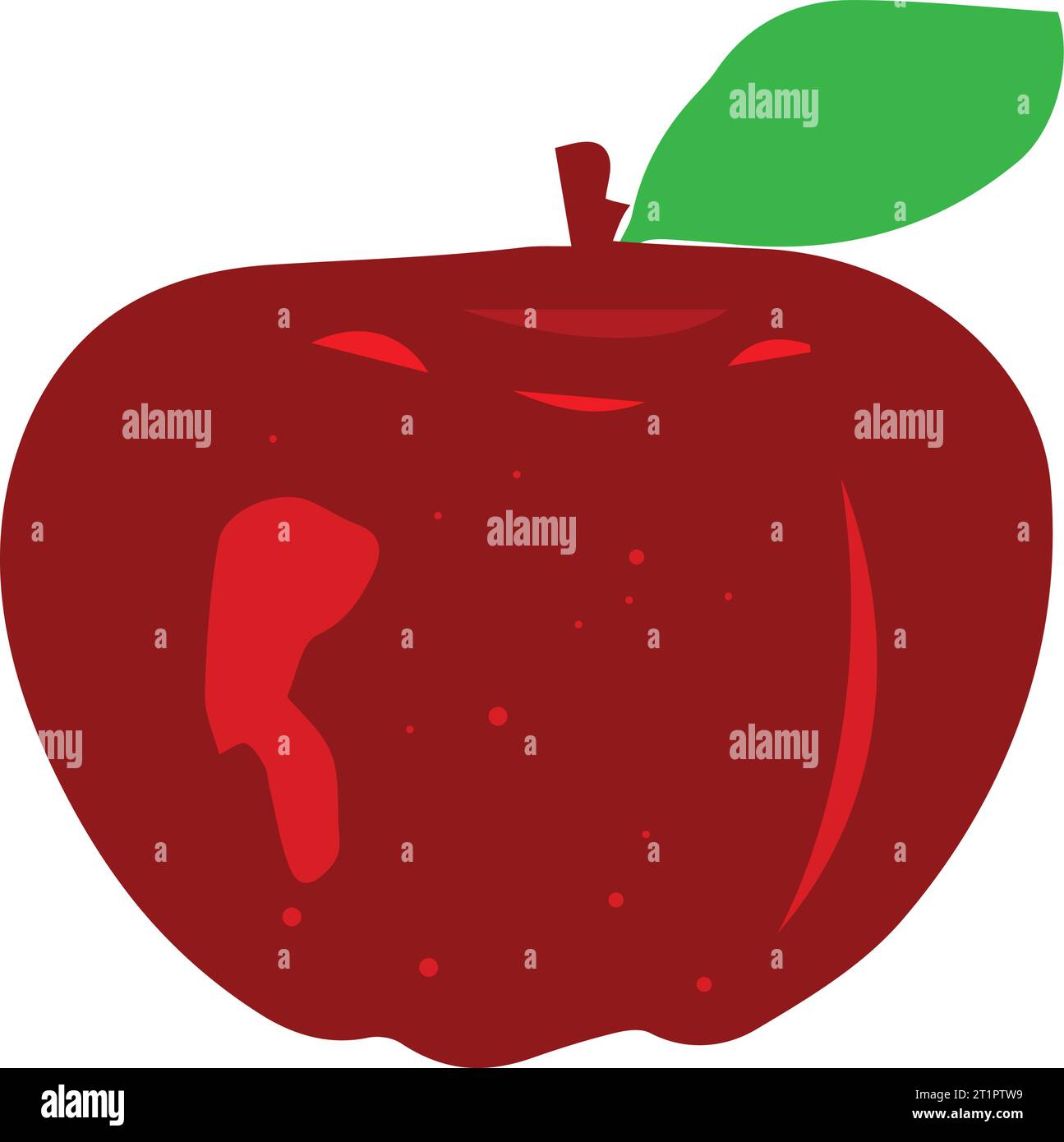 Apple fruit illustration graphic Stock Vector Images - Alamy