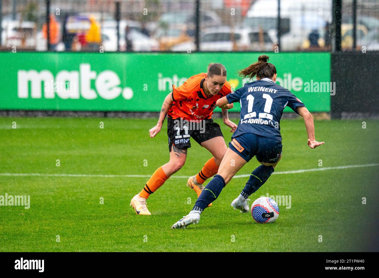 Bundoora, Australia. 15 October, 2023. Melbourne Victory Forward ...