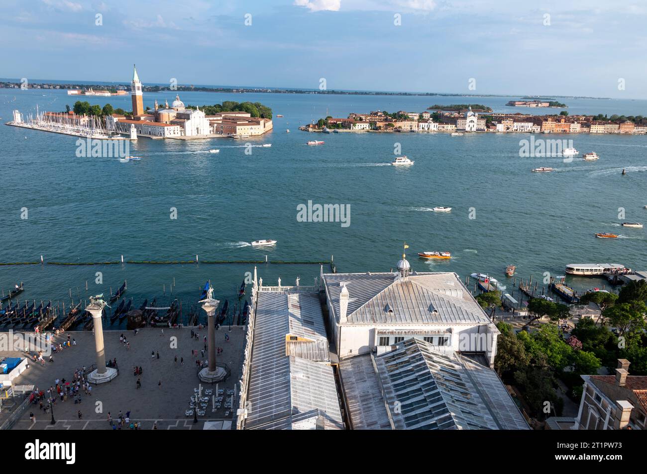 Across the lagoon from Piazza San Marco ( St.Mark’s Square) is the 63 ...