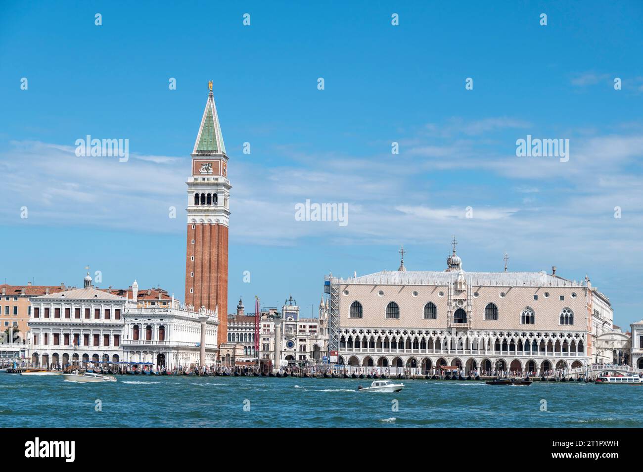 Skyline of the Campanile di San Marco (St Mark's Campanile), an ...