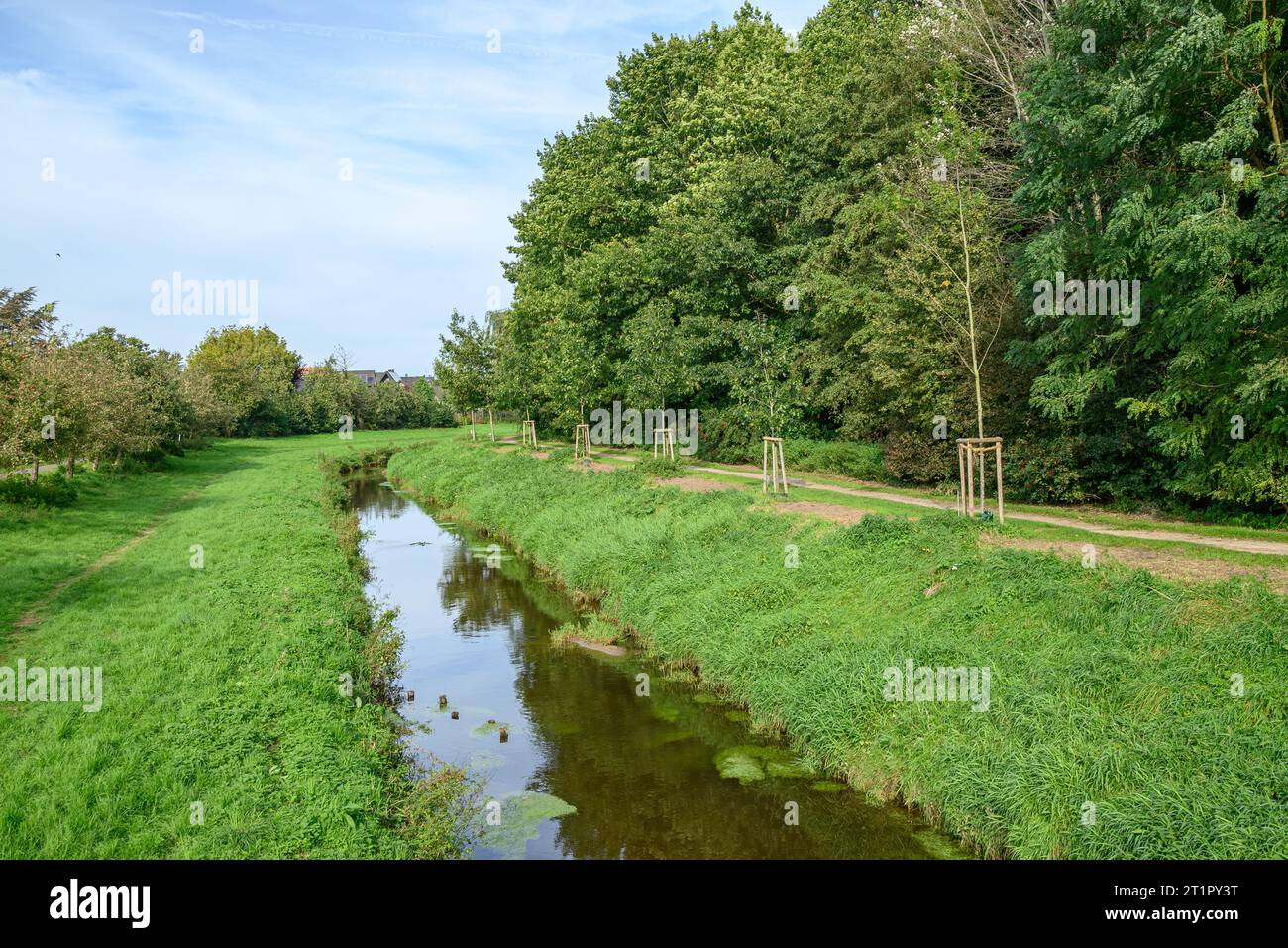 the city of Ramsdorf and the aa river Stock Photo - Alamy