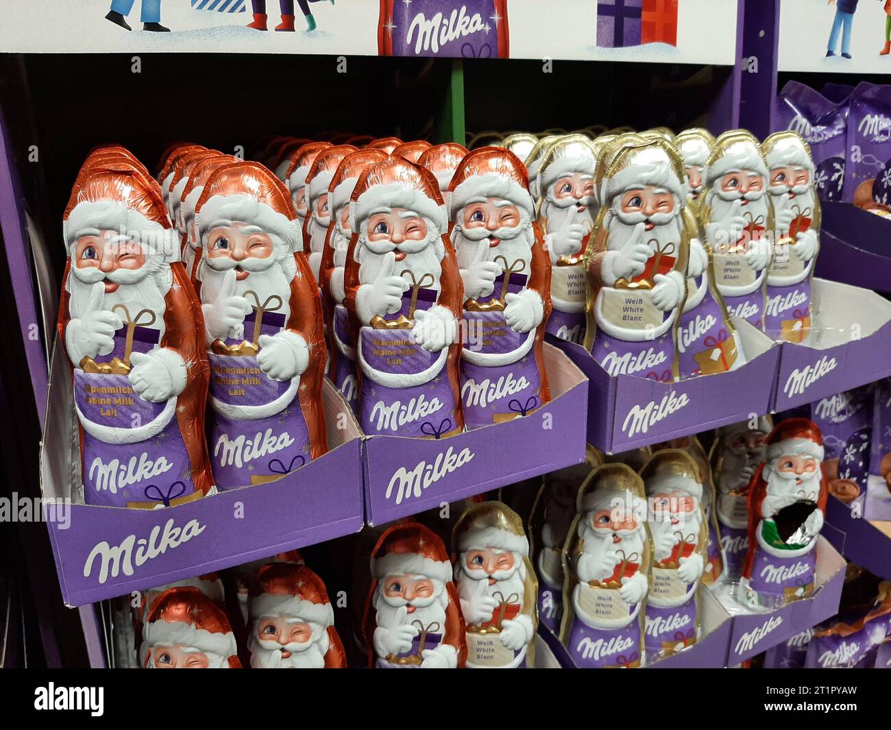 Milka Schokolade Weihnachtsmänner Hamburg Hamburg Deutschland *** Milka ...