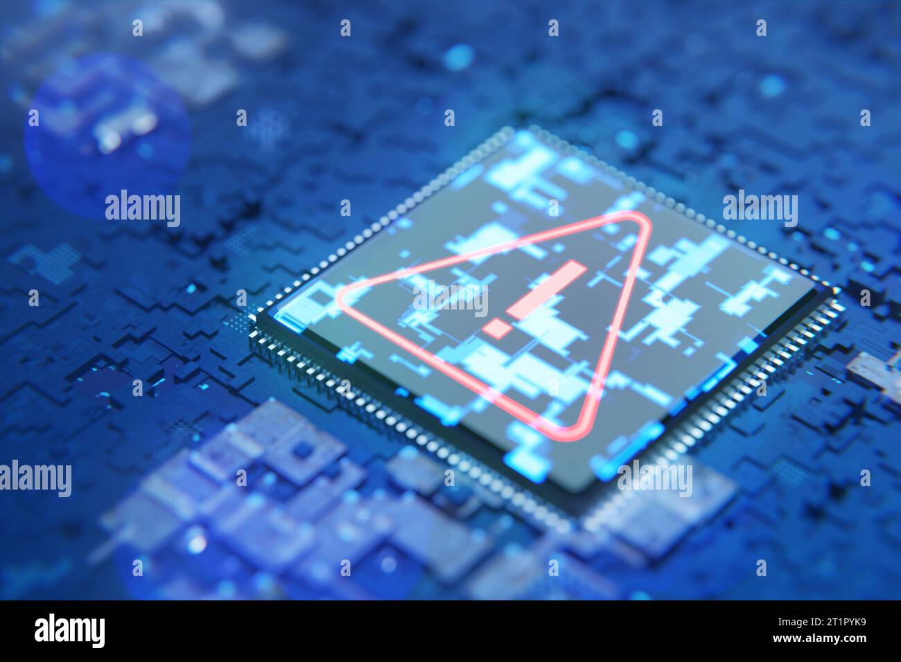 Spy Program Error Warning Sign Notification And Concept Of Danger And Error In The System