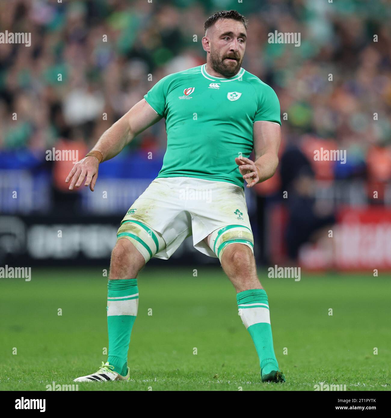 Paris, France. 15th Oct, 2023. JACK CONAN of Team Ireland in the ...