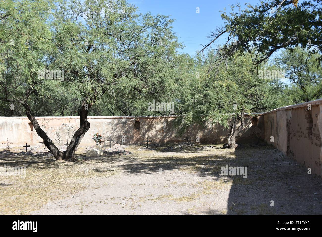 Tumacacori, AZ. USA. 10/9/2023. Mission San Cayetano del Tumacácori was ...