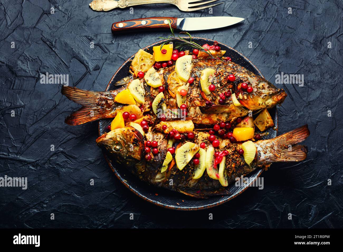 Fried river fish carp hi-res stock photography and images - Alamy