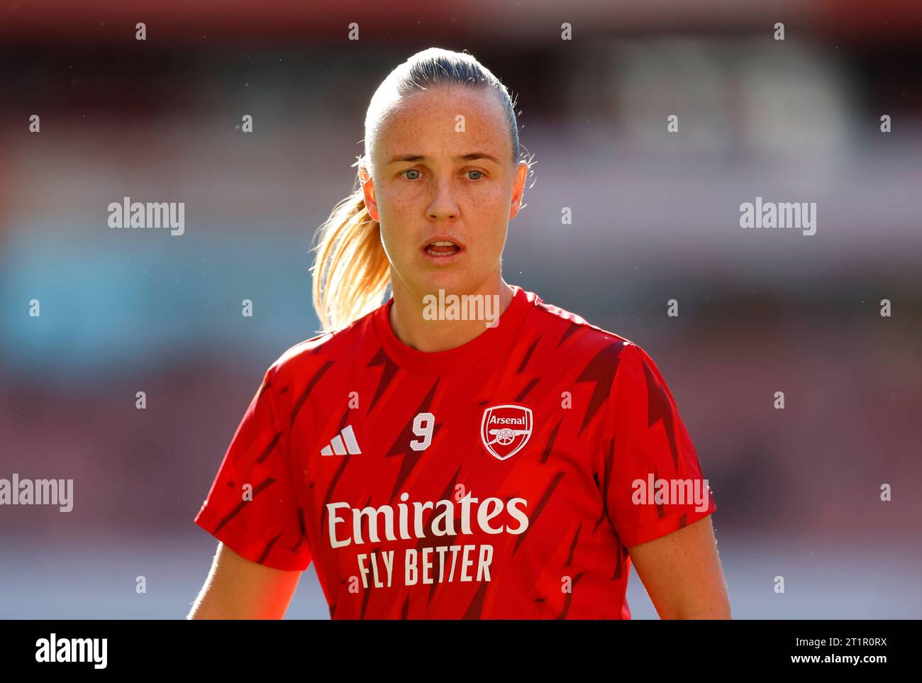 Arsenal’s Beth Mead warms up before the Barclays Women's Super League ...