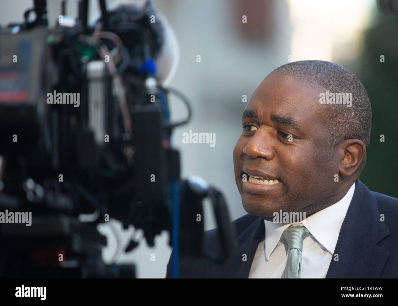 London, England, UK. 15th Oct, 2023. Shadow Foreign Secretary DAVID ...