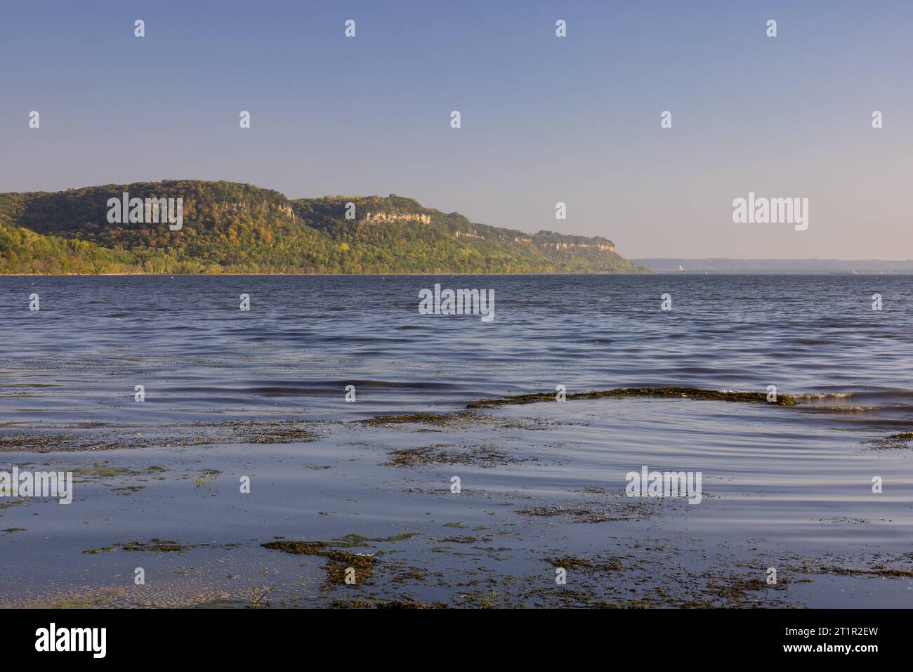 Mississippi River Scenic Landscape In Autumn Stock Photo - Alamy