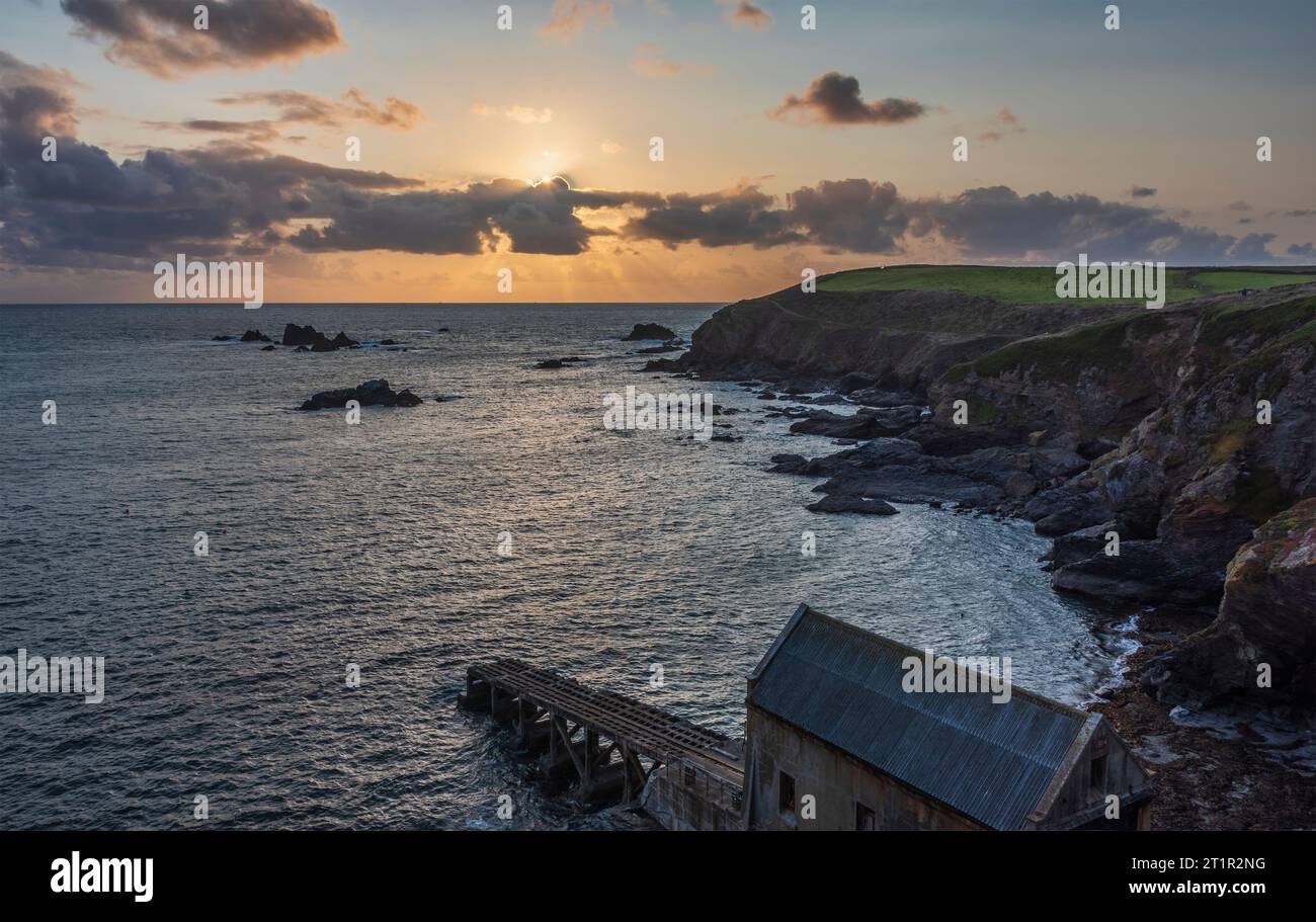 Beautiful Summer sunset landscape image of Lizard Point in Cornwall UK ...