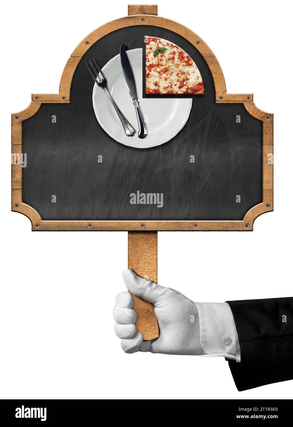 Holding pizza slice Cut Out Stock Images & Pictures - Alamy