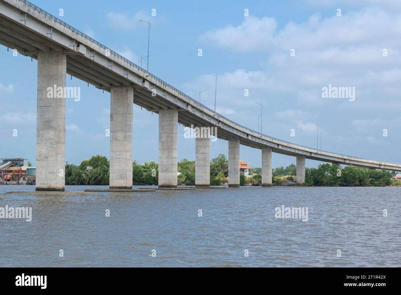 Bridge over the Saigon River, Vietnam Stock Photo - Alamy